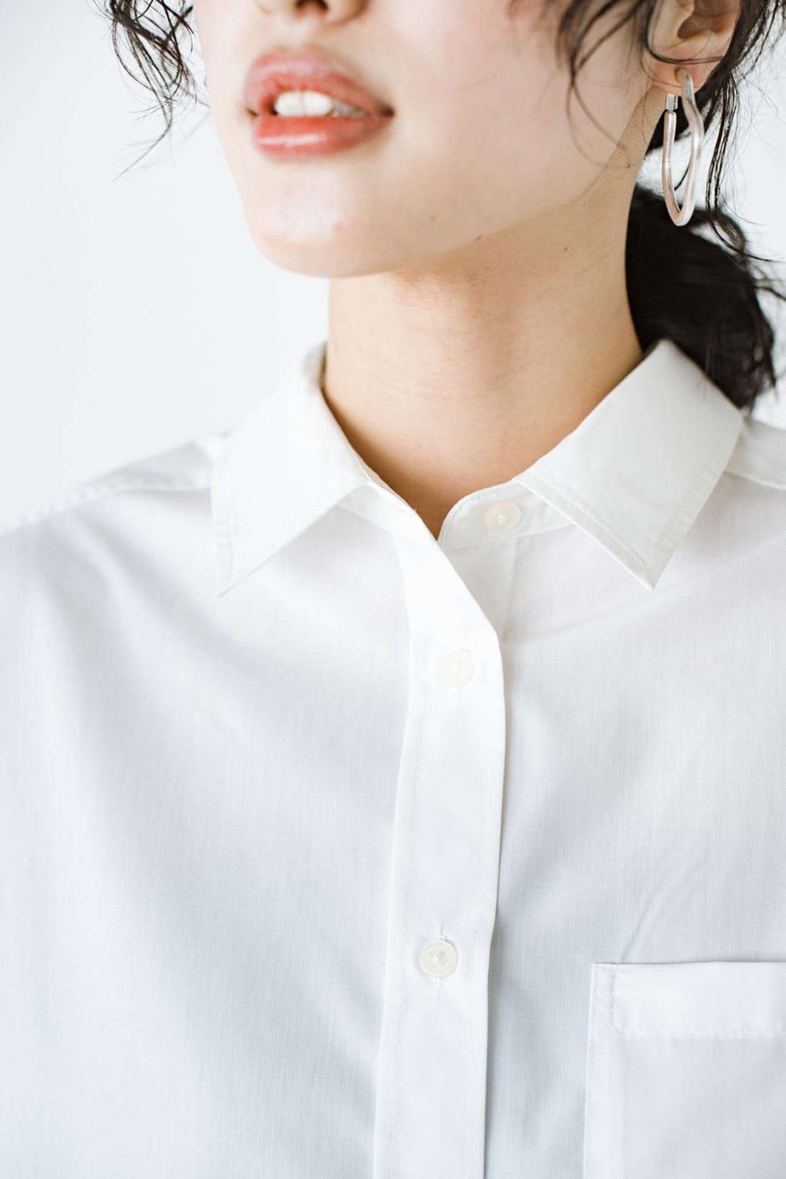 haco！ ポケットに花束を忍ばせてみた！フラワームーブメントシャツ haco！ FACTORY with ah！｜haco![ハコ]｜フェリシモ【公式通販】