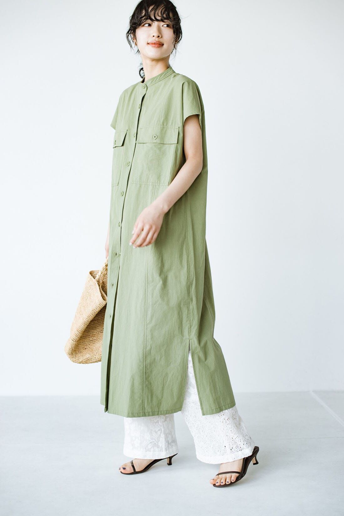 haco！ ポケットには夢と希望とハートが詰まっている！シャツワンピース haco！ FACTORY with ah｜haco![ハコ]｜フェリシモ【公式通販】